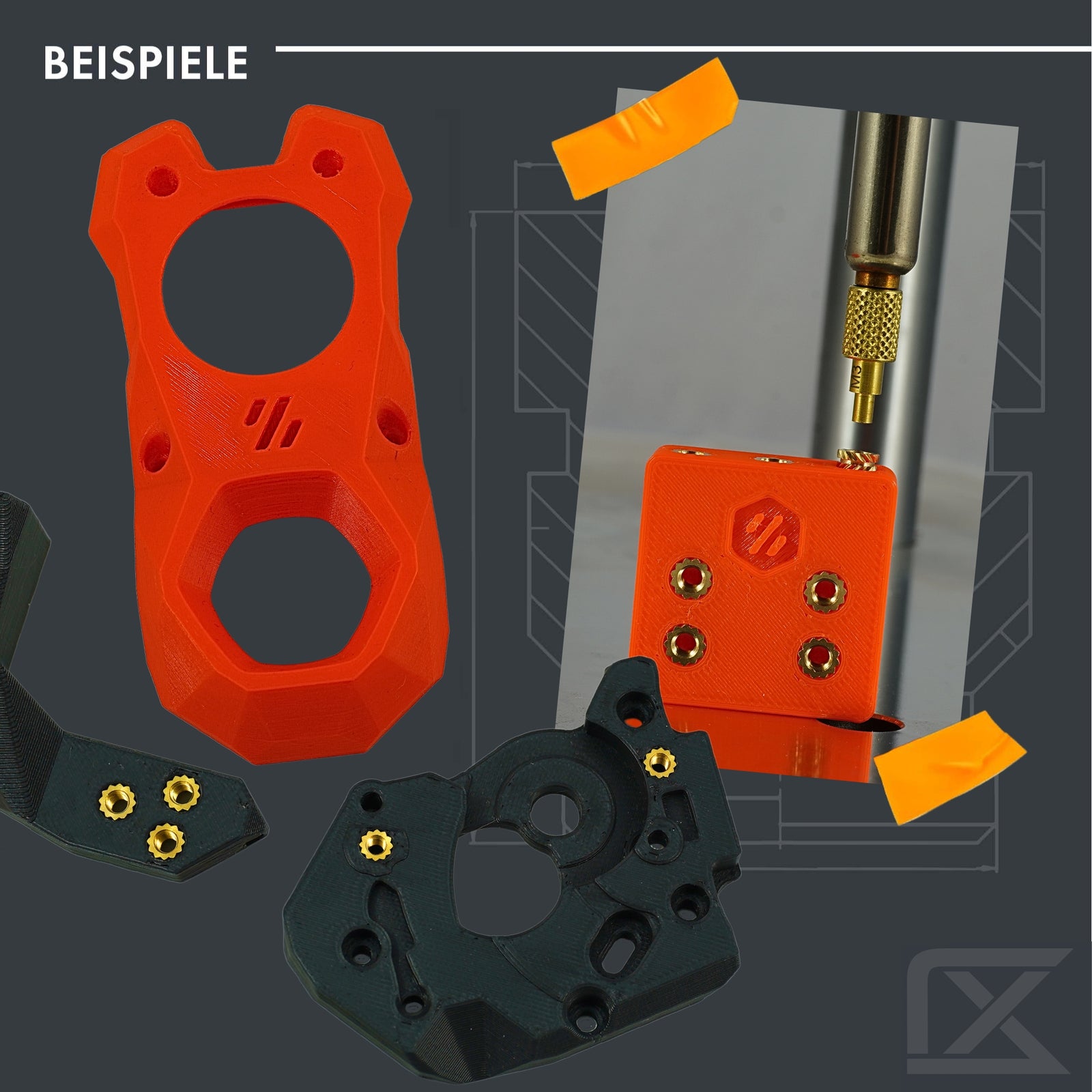 ruthex thread insert M3 (100 pieces) - Made for VORON - RX-M3x5x4