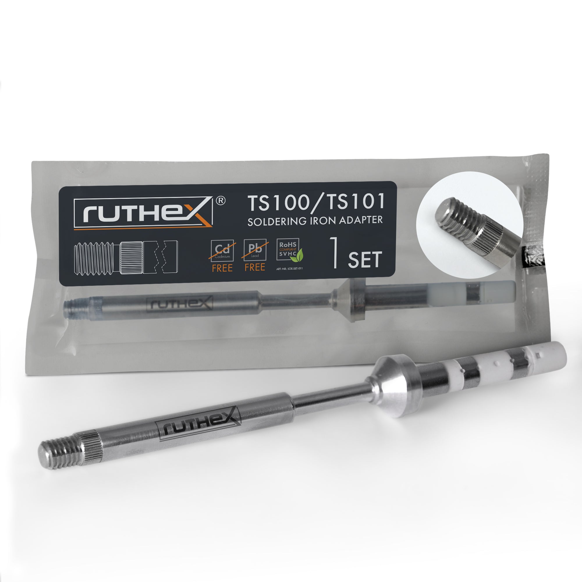 Ruthex M2/M3/M4/M5 thread insert assortment box + soldering tips bundle